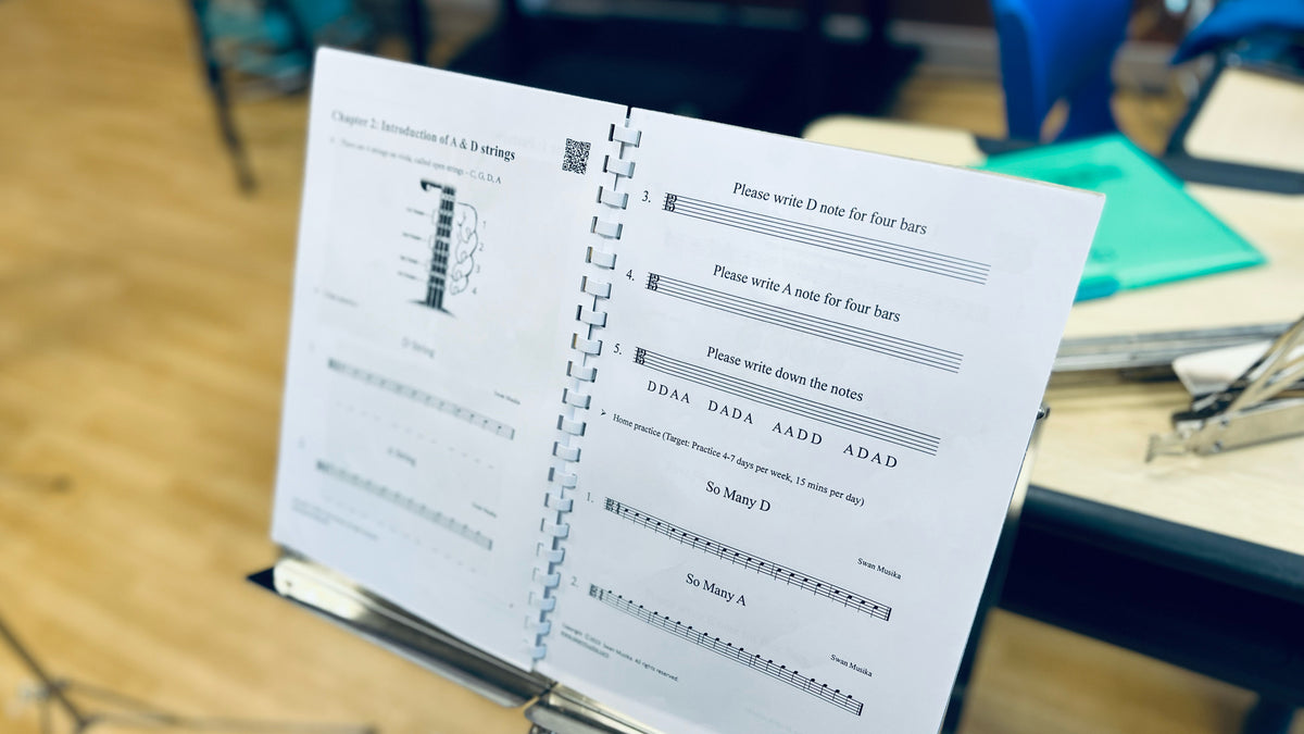 Tailor-made lesson materials – Swan Musika